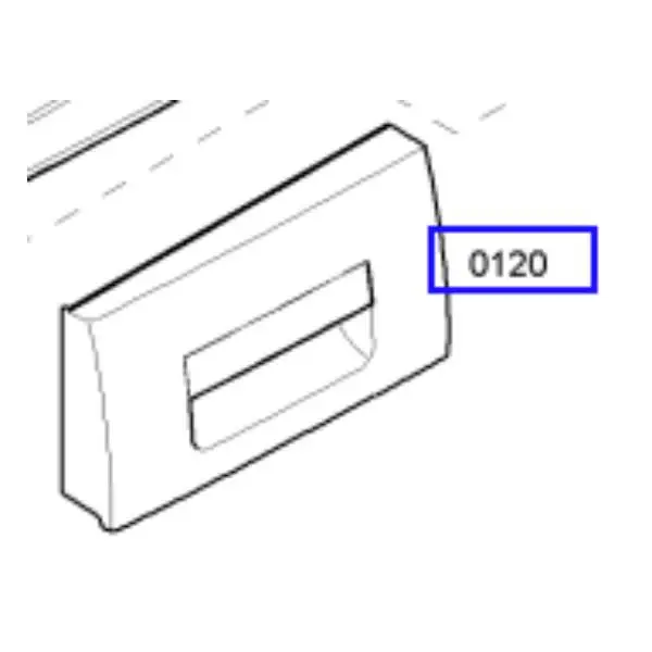 Original front panel for detergent drawer for Siemens washing machine ...